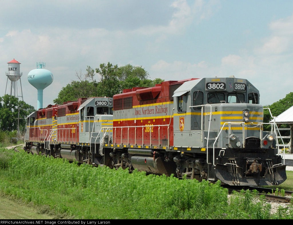 IANR 3802 with sisters 3800 and 3805